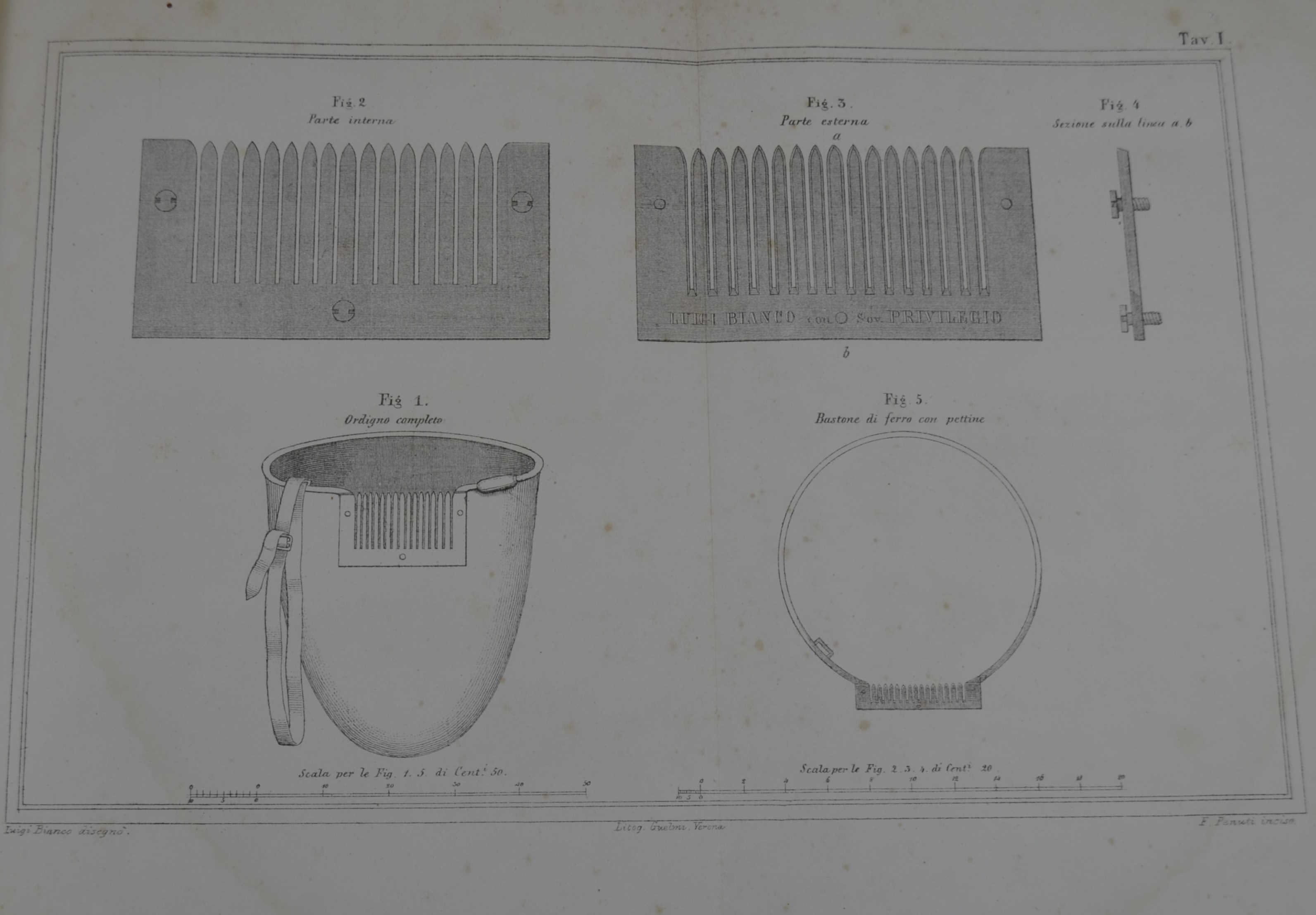 Il pettine raccoglitore del riso. Cenni con tavole& intorno al metodo ...