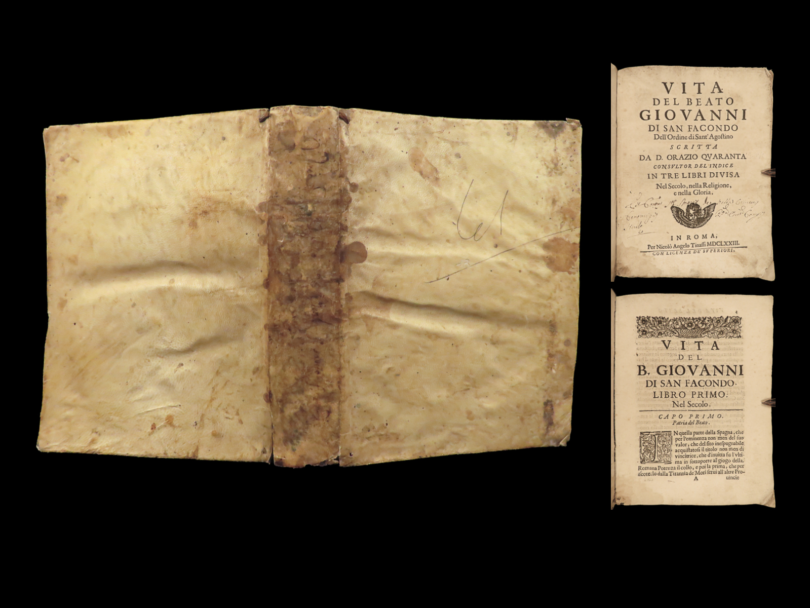 Vita del beato Giovanni di San Facondo . scritta da d. Orazio Quaranta ...