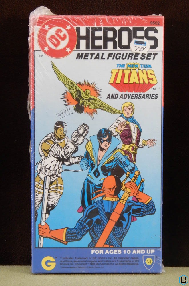 DC Heroes Metal Figure Set: Teen Titans (Miniatures) Sealed Shrinkwrap ...