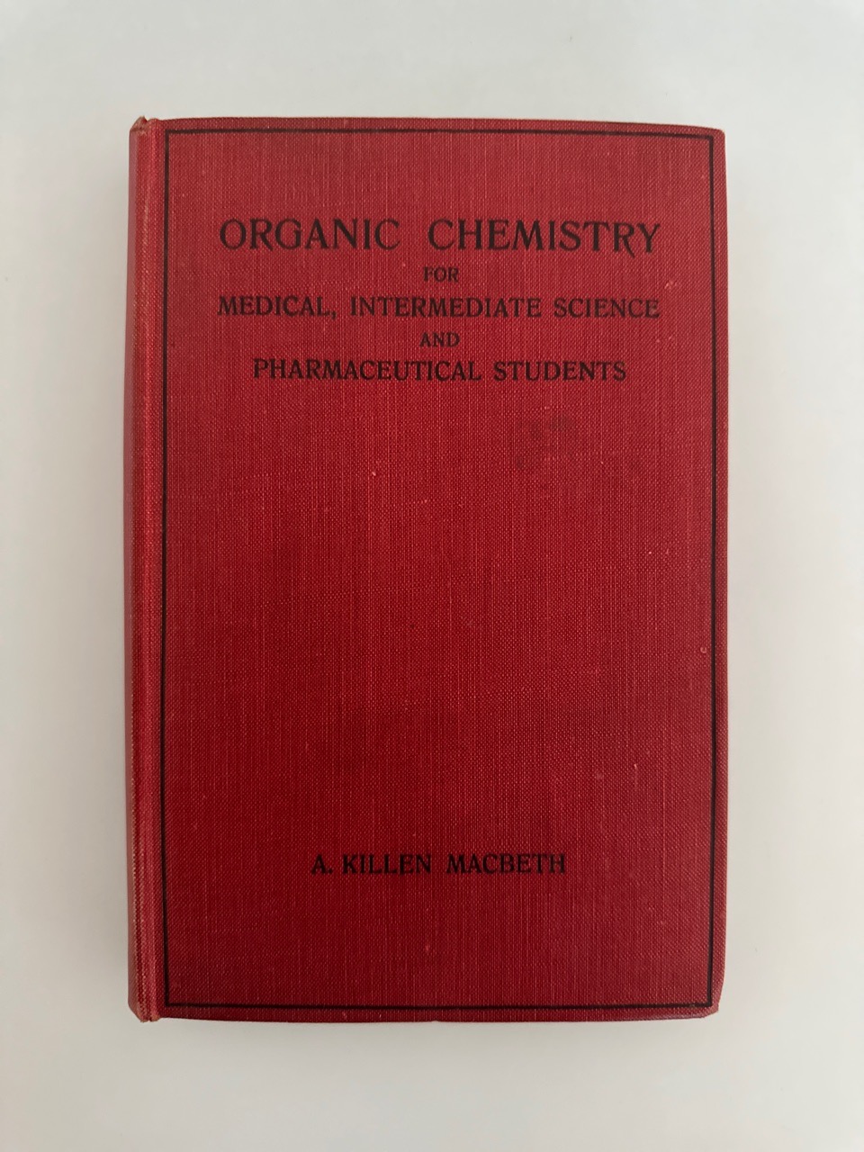 Organic Chemistry, for Medical, Intermediate Science and Pharmaceutical ...