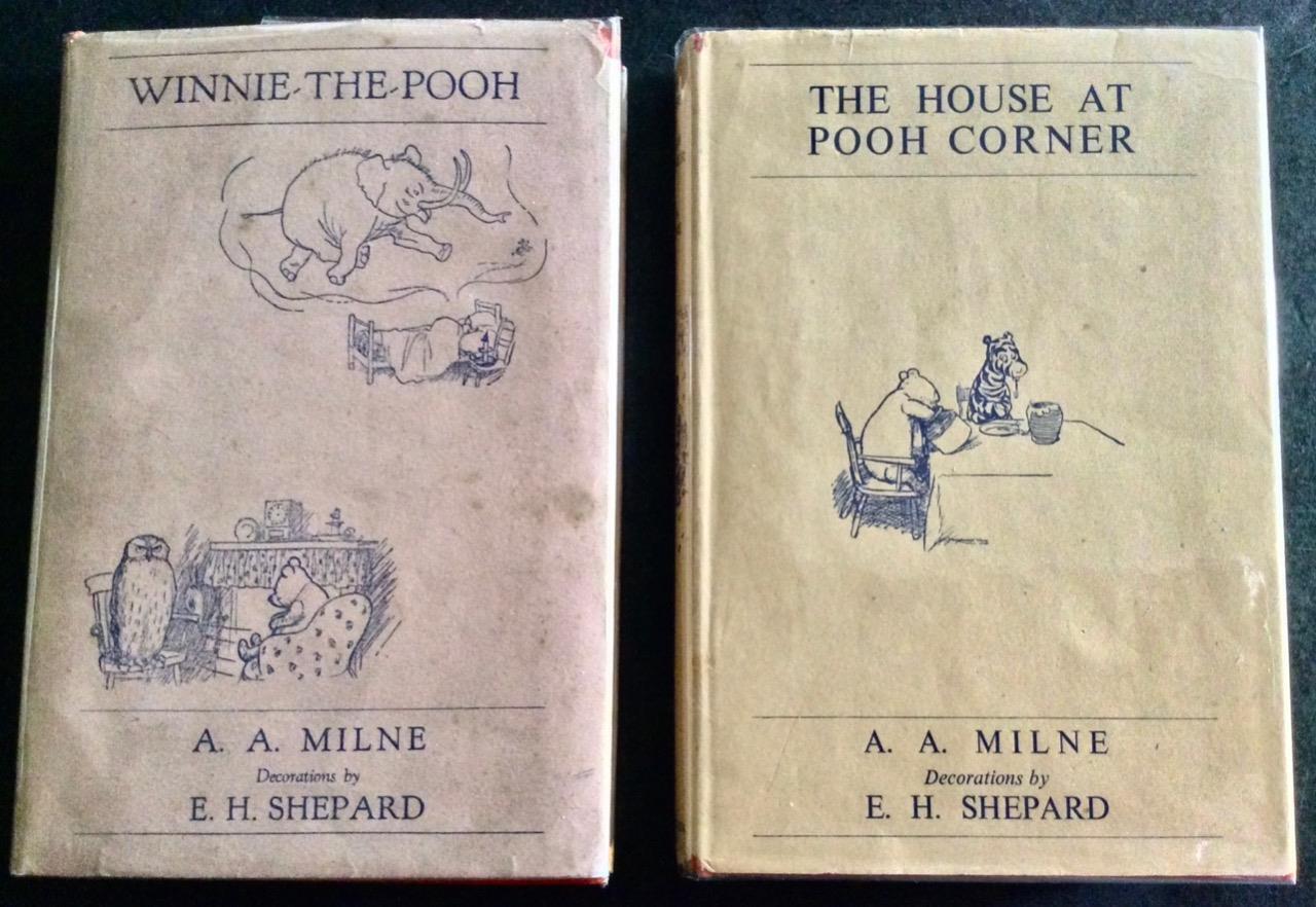 WINNIE THE POOH & THE HOUSE AT POOH CORNERS. TWO VOLUMES by A. A. MILNE ...