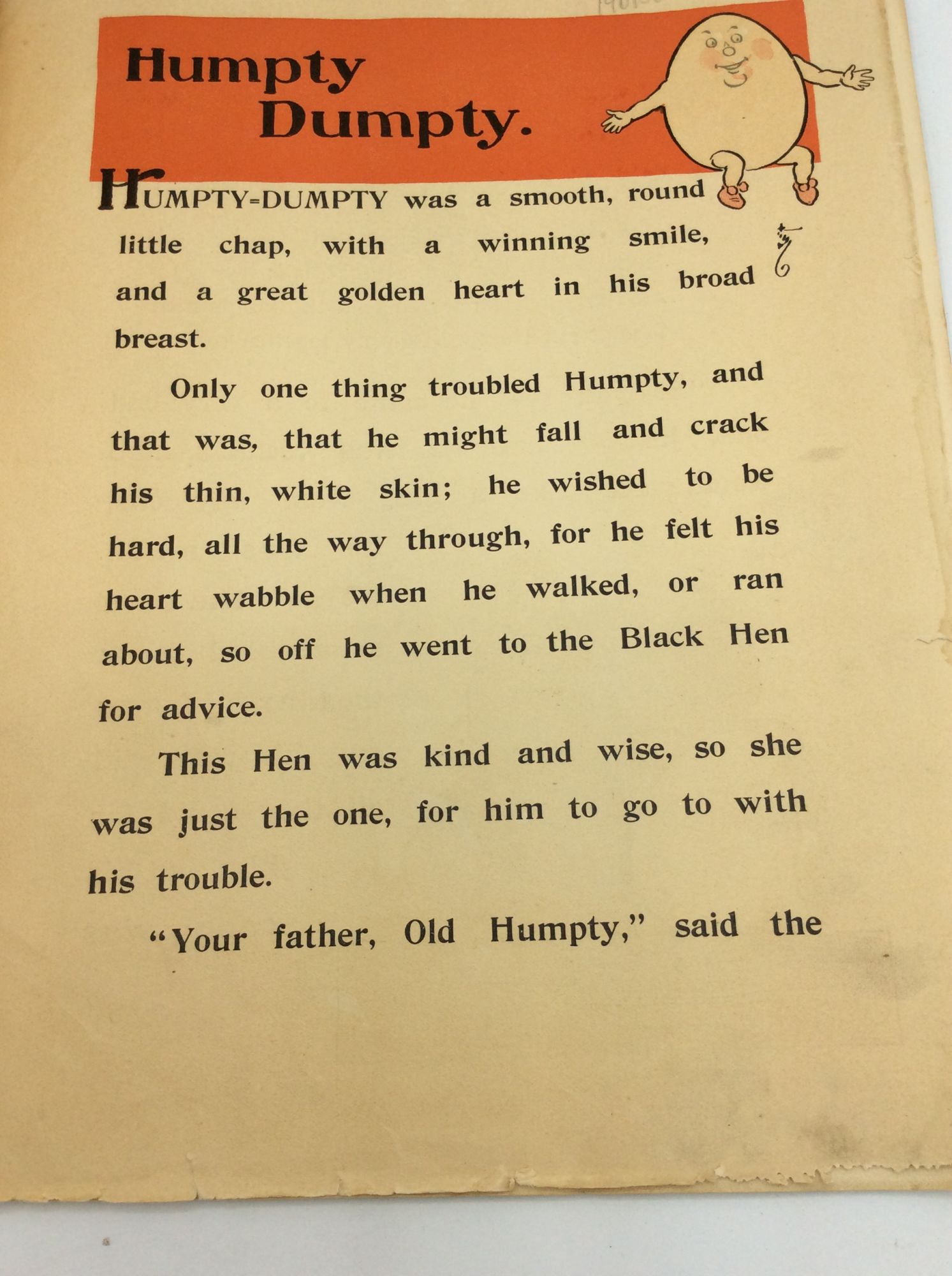 DENSLOW'S HUMPTY DUMPTY by W.W. Denslow: Fair Paperback (1903) First ...