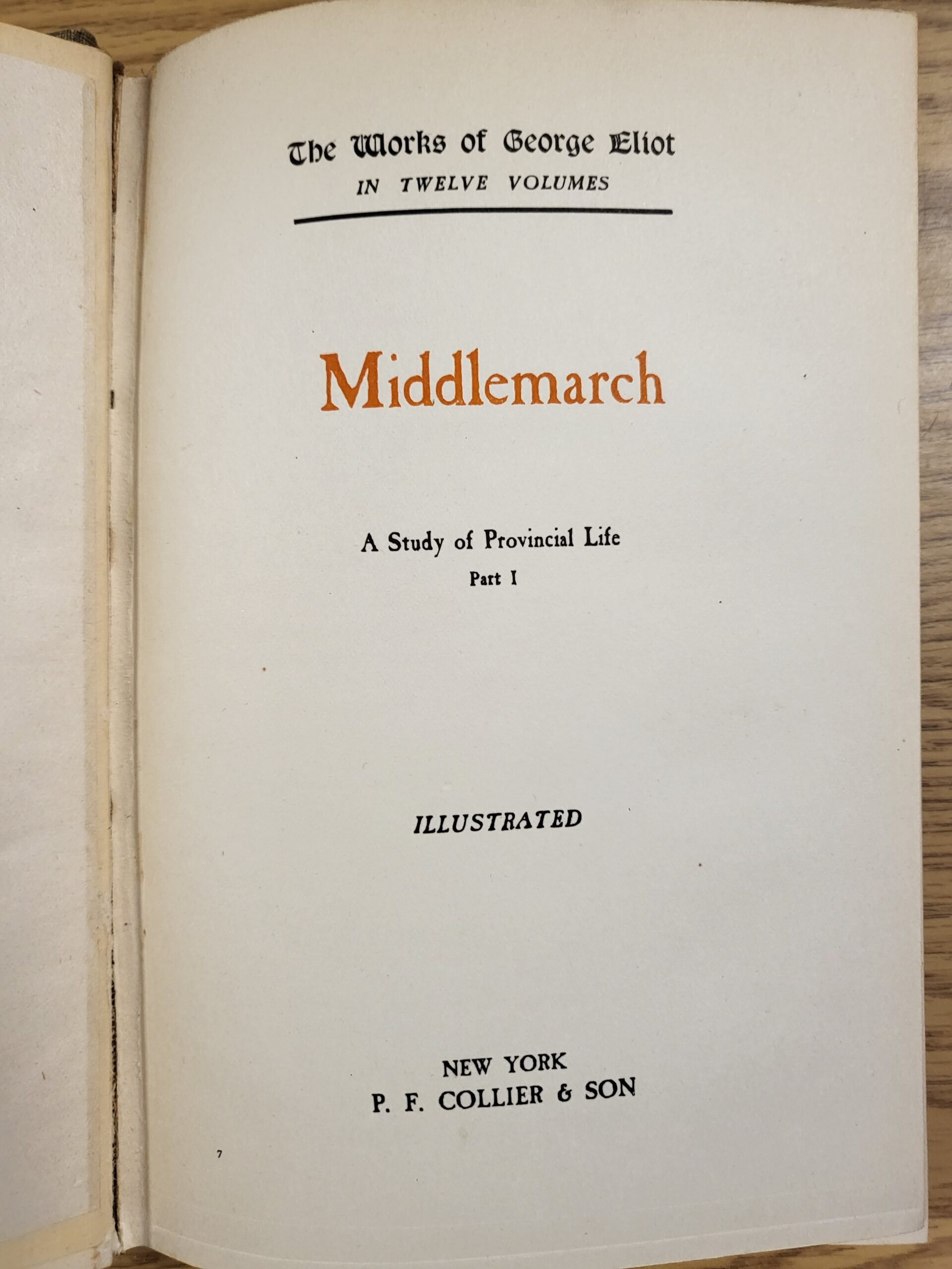 The Works of George Eliot in Twelve Volumes complete set illustrated by ...