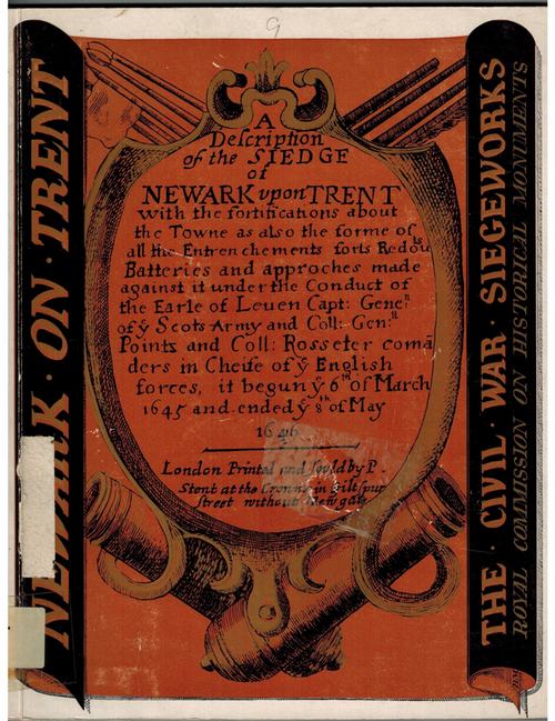 Newark on Trent - The Civil War Siegeworks by Royal Commission on ...