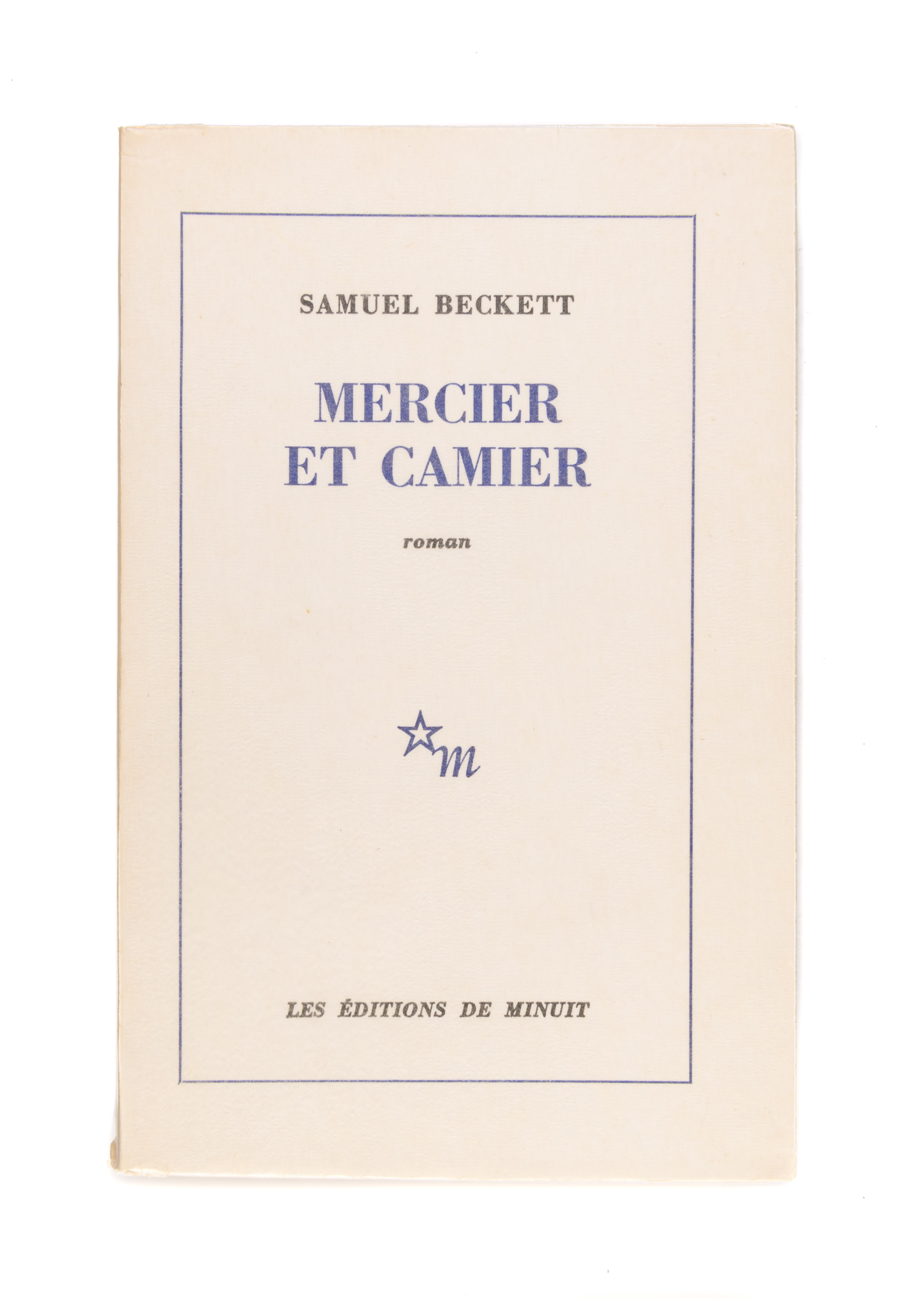 Mercier et Camier. by BECKETT (Samuel).: (1970) | Maggs Bros. Ltd ABA ...