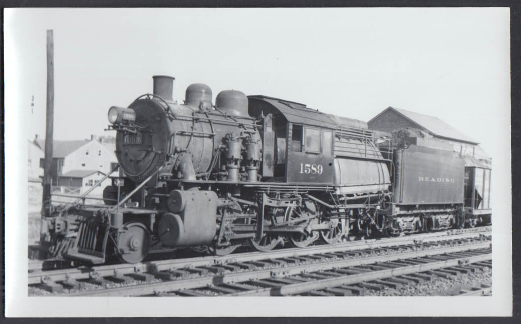 Reading Railroad Class I8 B Camelback 2 8 0 Steam Locomotive Photo Very Good No Binding The