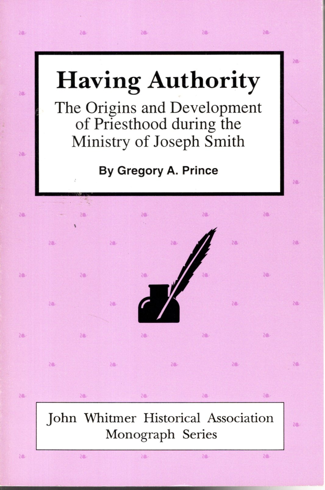 Having Authority: The Origins and Development of Priesthood During the ...