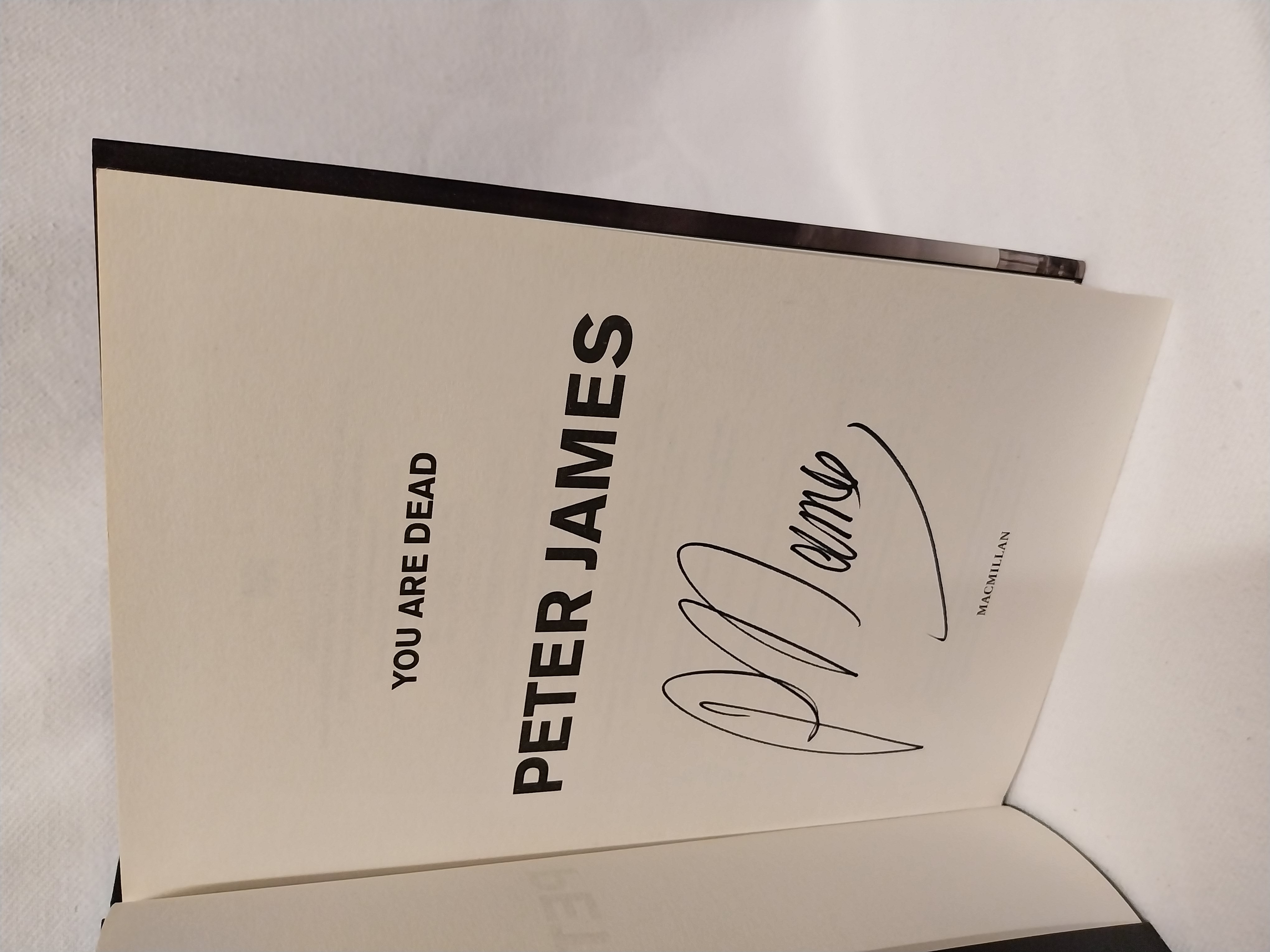 You Are Dead * A SIGNED copy * by JAMES Peter:: Signed by Author(s ...