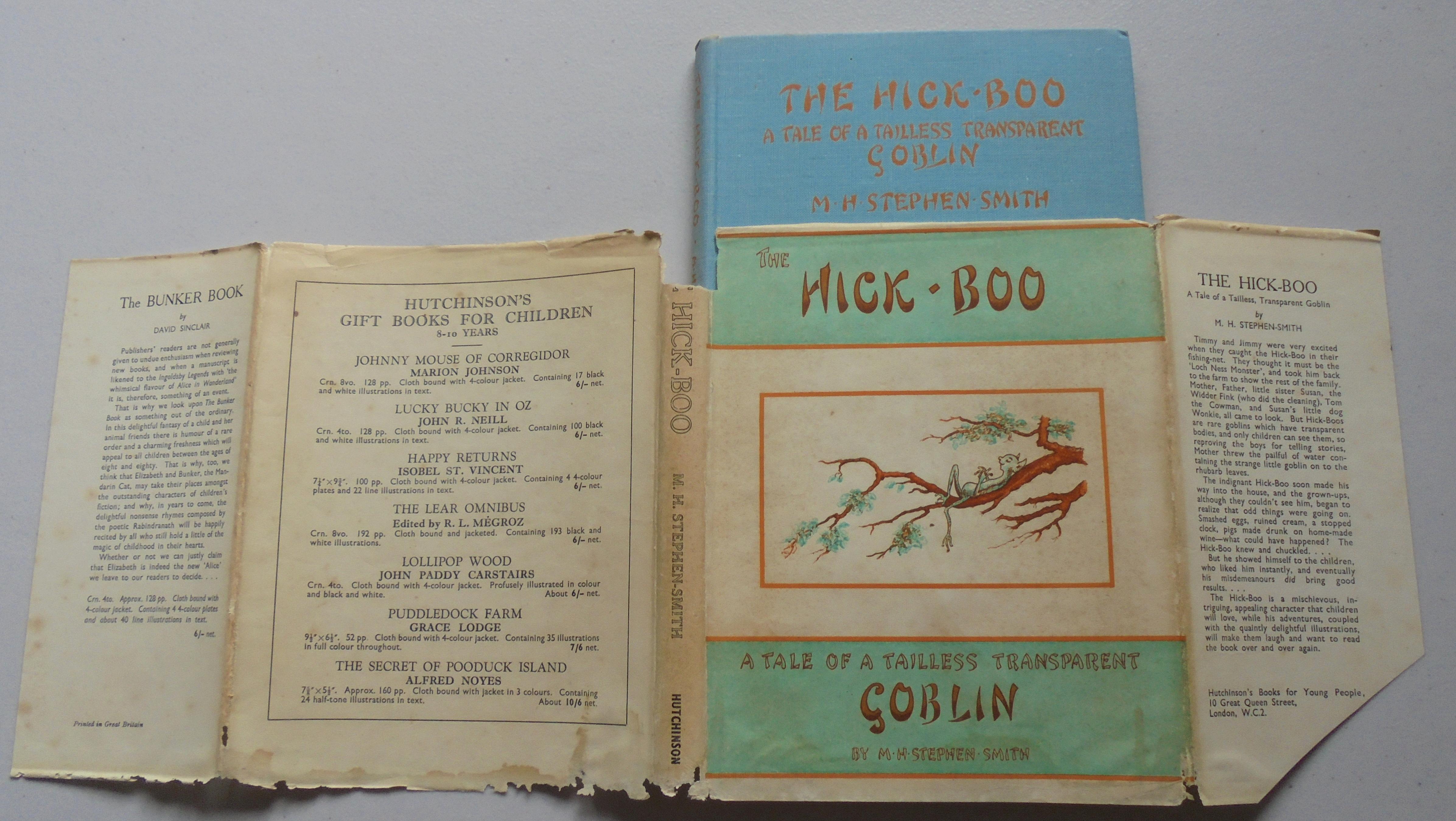 THE HICK BOO ,a Tale of a Tailless Transparent Goblin by M H STEPHEN ...