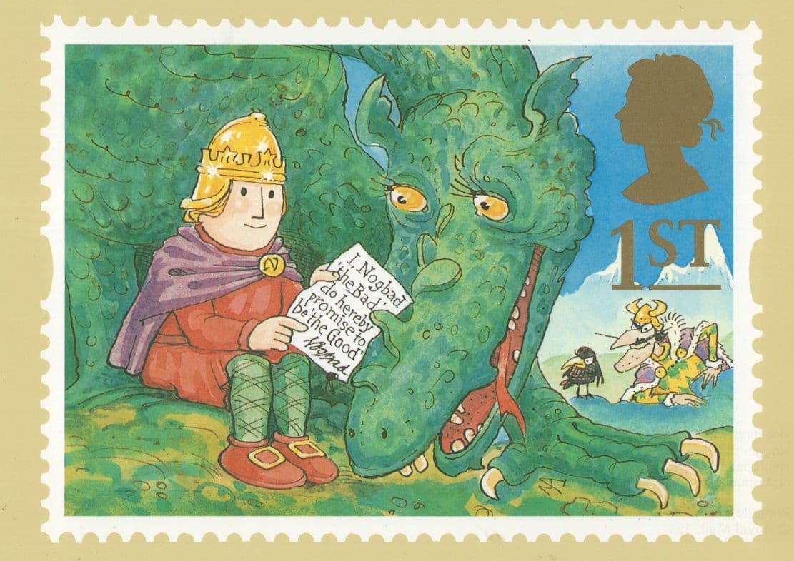 Noggin & The Ice Dragon Book from Peter Firmin Book RMPQ Stamp Postcard ...