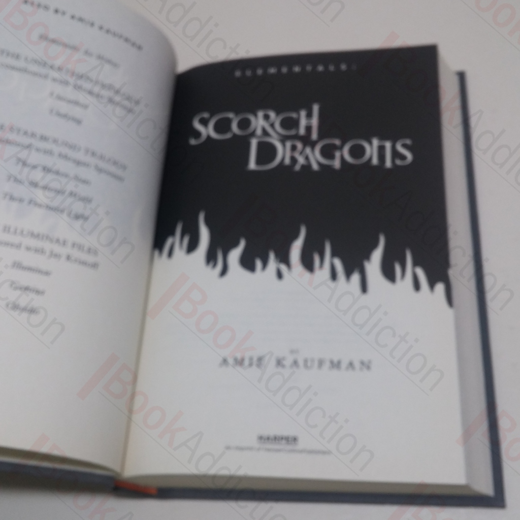 Scorch Dragons (Elementals, Book 2) by Kaufman, Amie: Near Fine Hardcover (2019) 1st Edition ...