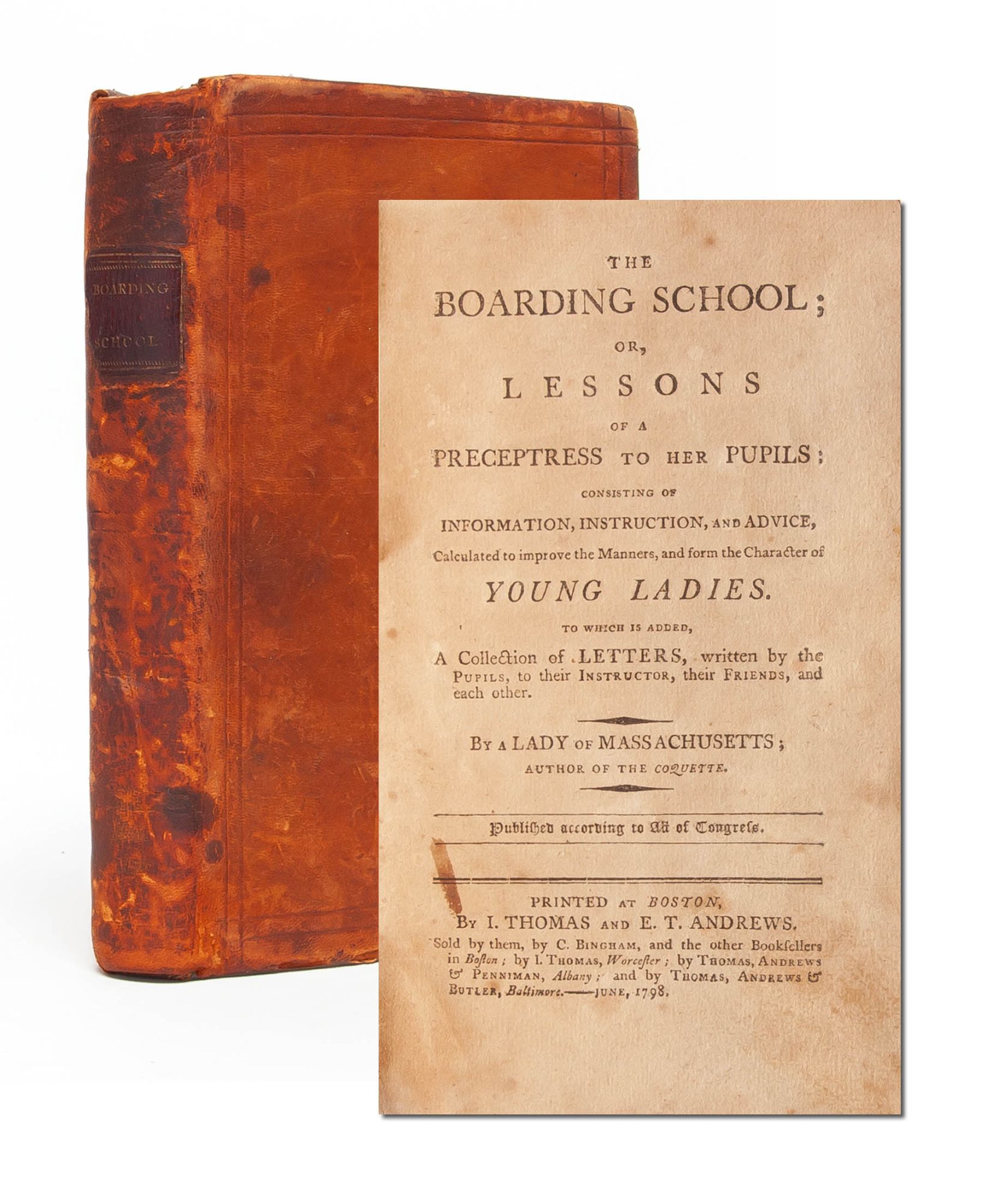 The Boarding School; or, Lessons of a Preceptress to her Pupils by ...