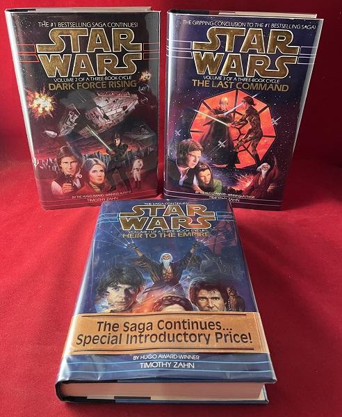 SIGNED Complete Set THE THRAWN TRILOGY (Heir to the Empire, Dark Force ...