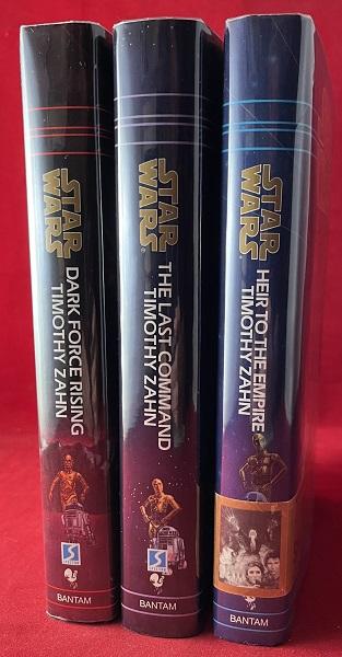 SIGNED Complete Set THE THRAWN TRILOGY (Heir to the Empire, Dark Force ...