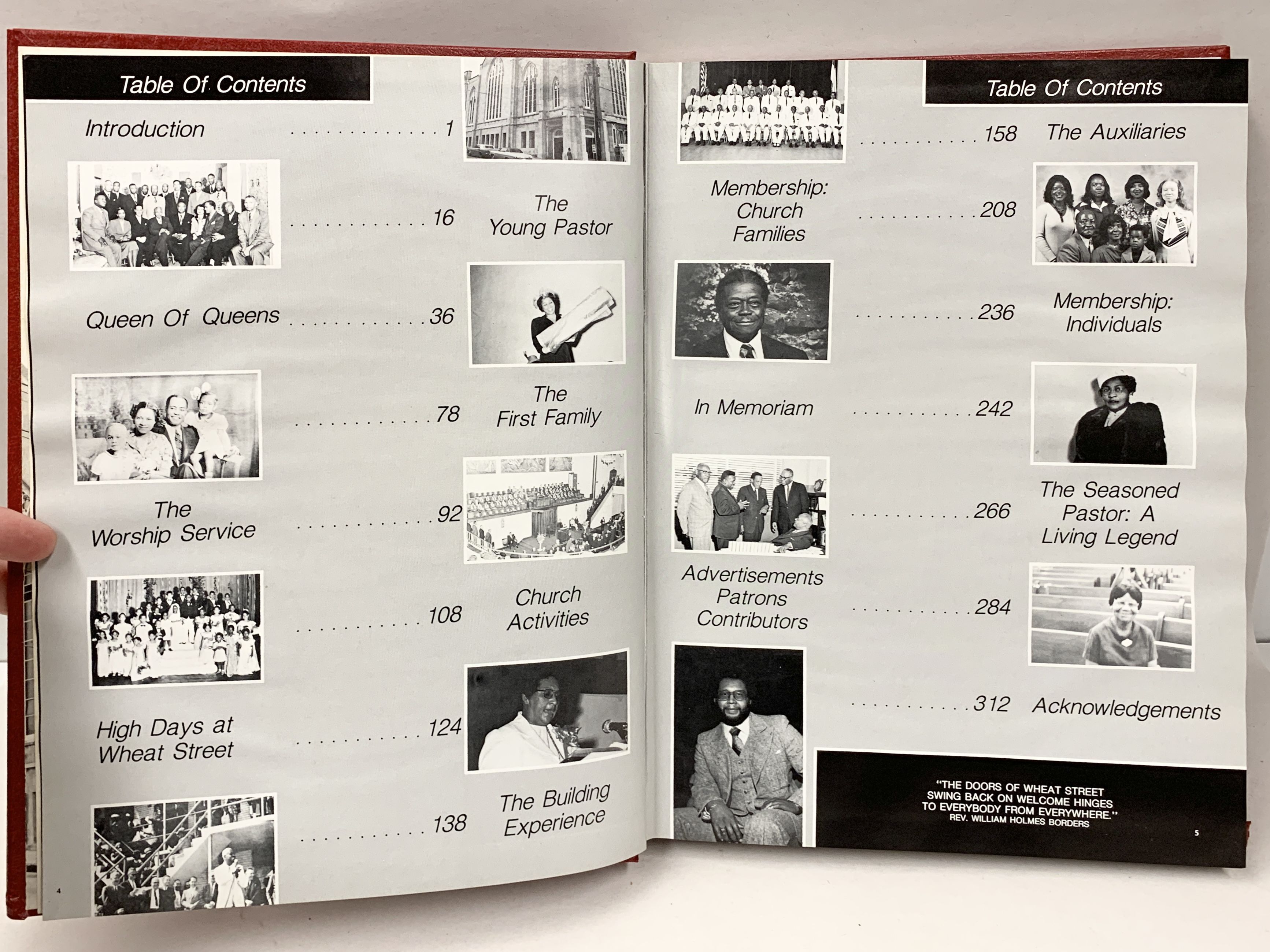 Forty-Fifth Pastoral Anniversary 1937-1982 Reverend William Holmes ...