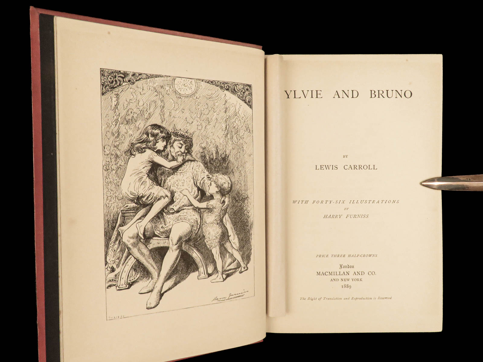 Sylvie And Bruno By Carroll Lewis Furniss Harry Illus Near Fine