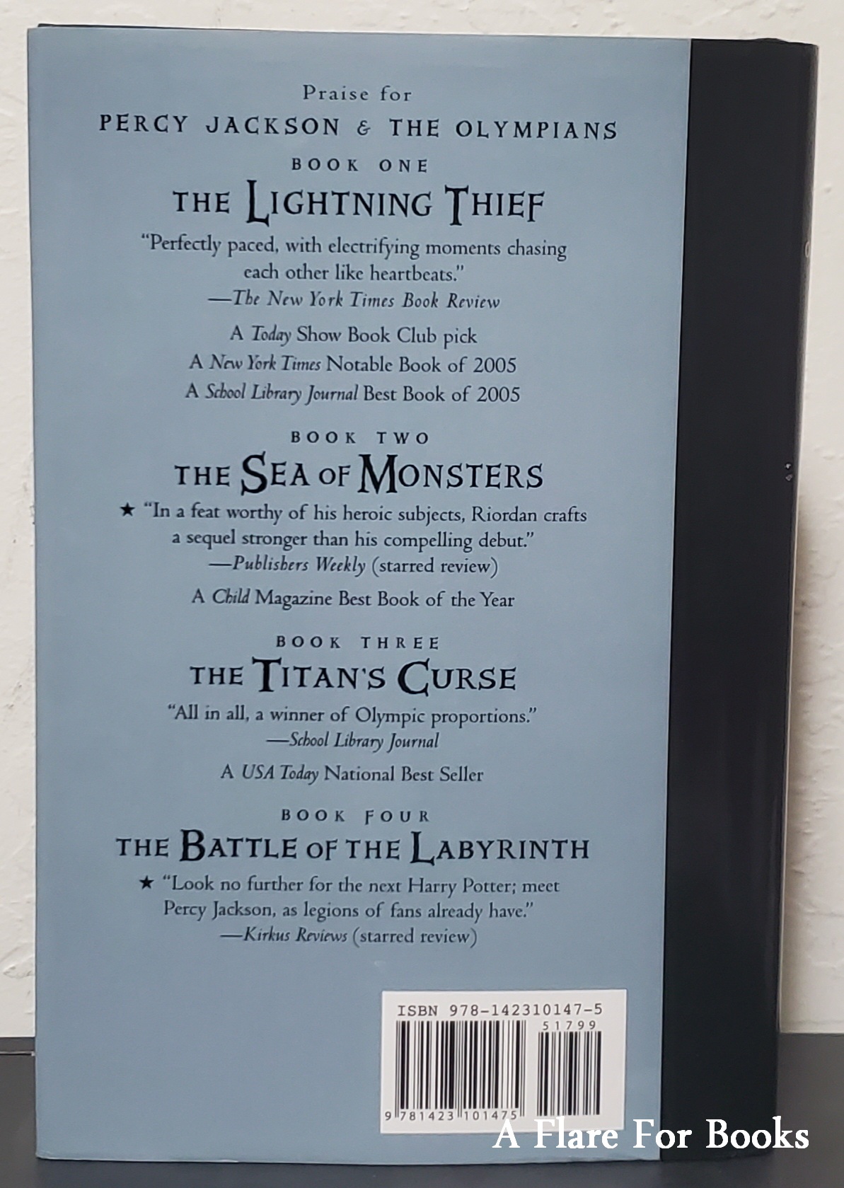 The Last Olympian Percy Jackson And The Olympians Vol 5 Signed By