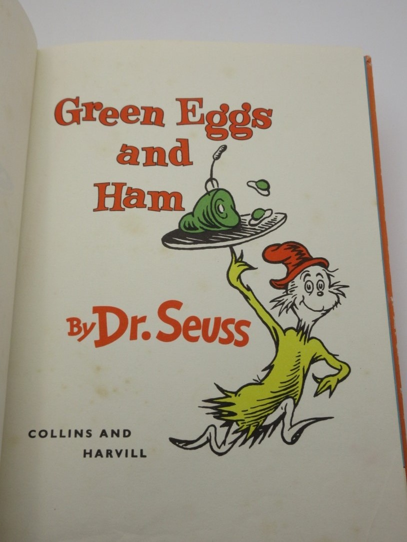 Green Eggs And Ham By Dr Seuss Good Plus Hardback Printed Pages 63