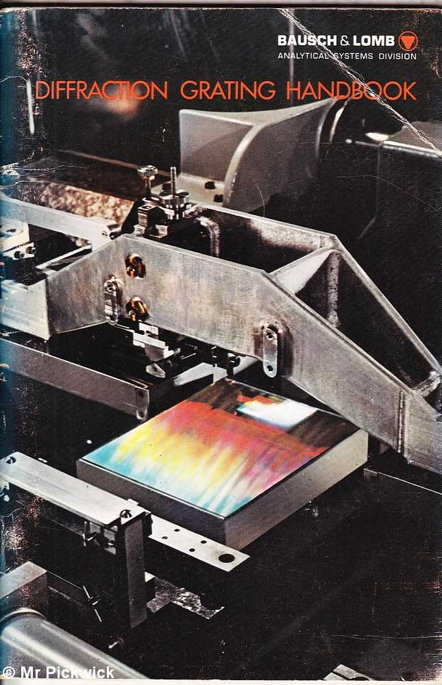 Diffraction Grating Handbook by Loewen (ed), Edwin: Very Good Softcover ... Diffraction Grating Handbook by Loewen (ed), Edwin: Very Good Softcover ...