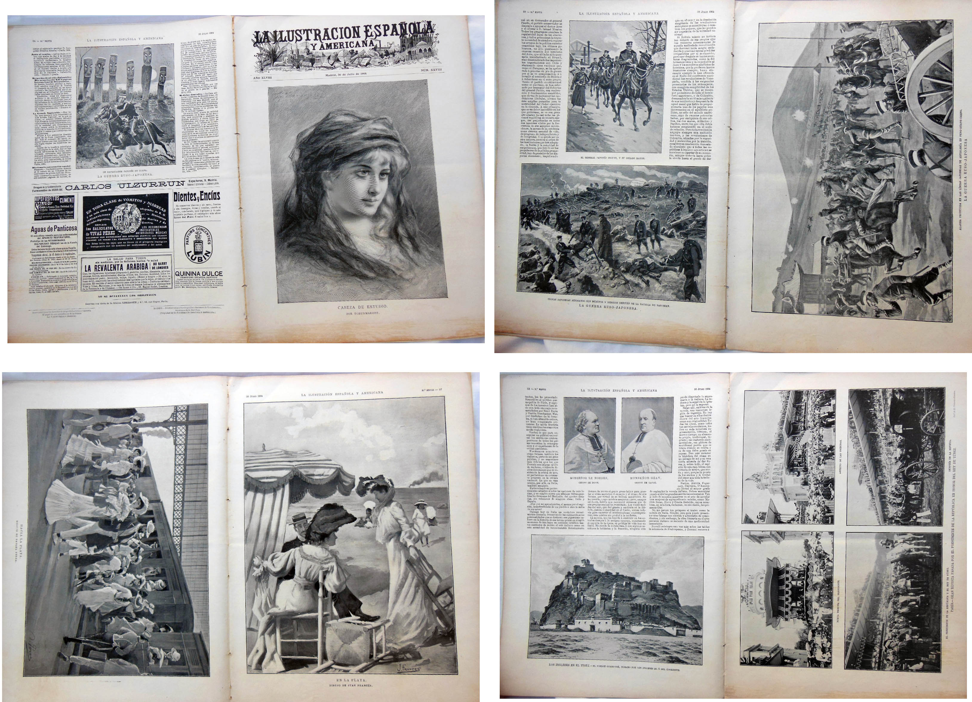 LA ILUSTRACIÓN ESPAÑOLA Y AMERICANA. Nº XXVIII - 30 Julio 1904 de AAVV ...