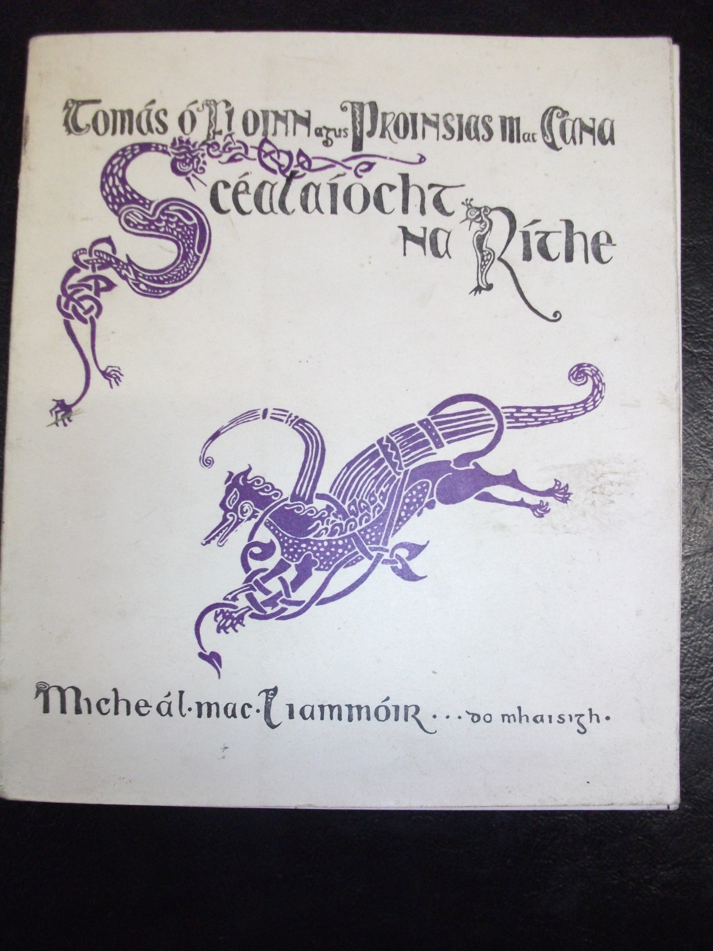 Scealaiocht Na Rithe Six Tipped In Irish Color Plates Micheal Mac ...