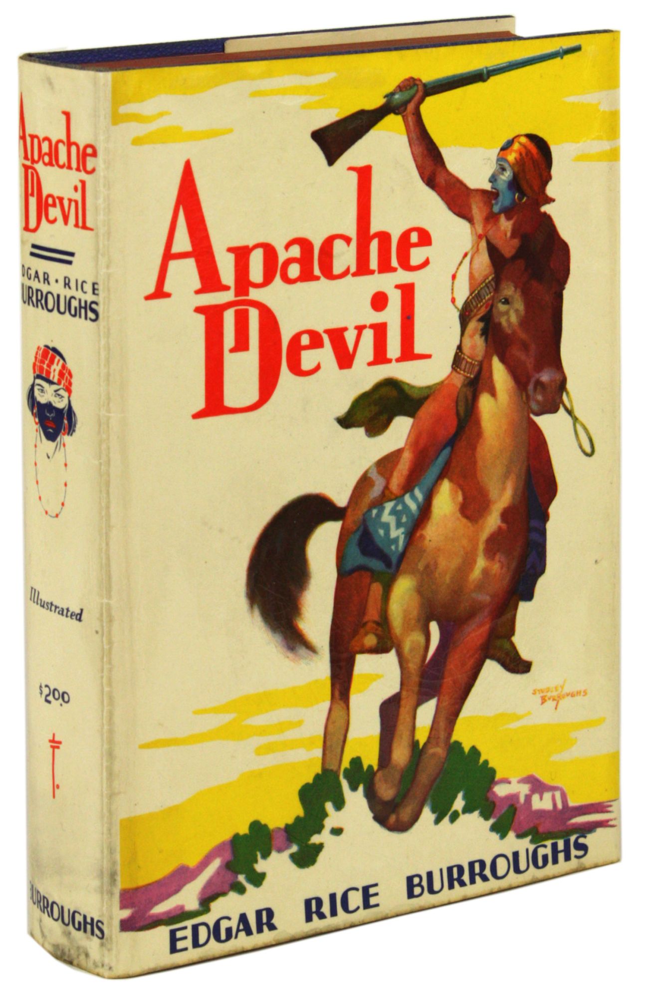 APACHE DEVIL by Burroughs, Edgar Rice: (1933) First edition. | John W ...