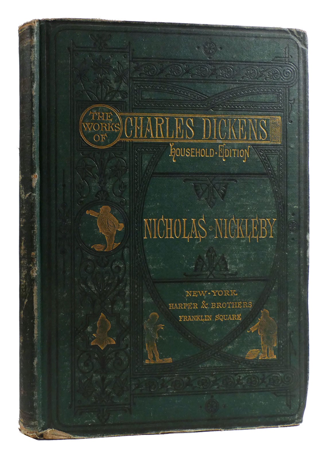 Nicholas Nickleby The Works Of Charles Dickens By Charles Dickens Hardcover 1873 Household