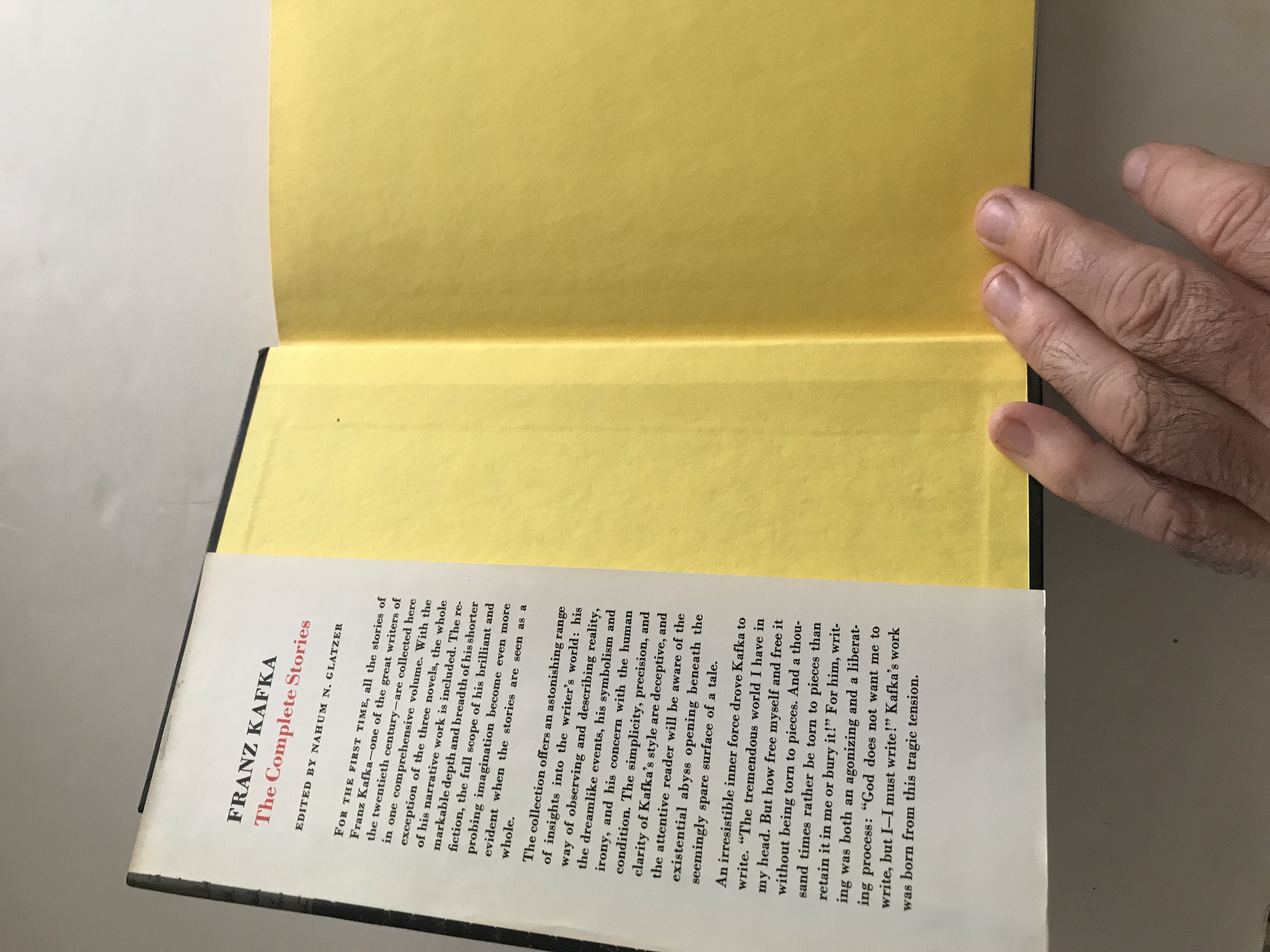 The Complete Stories by Franz Kafka: Good Hardcover (1971) 1st Edition ...