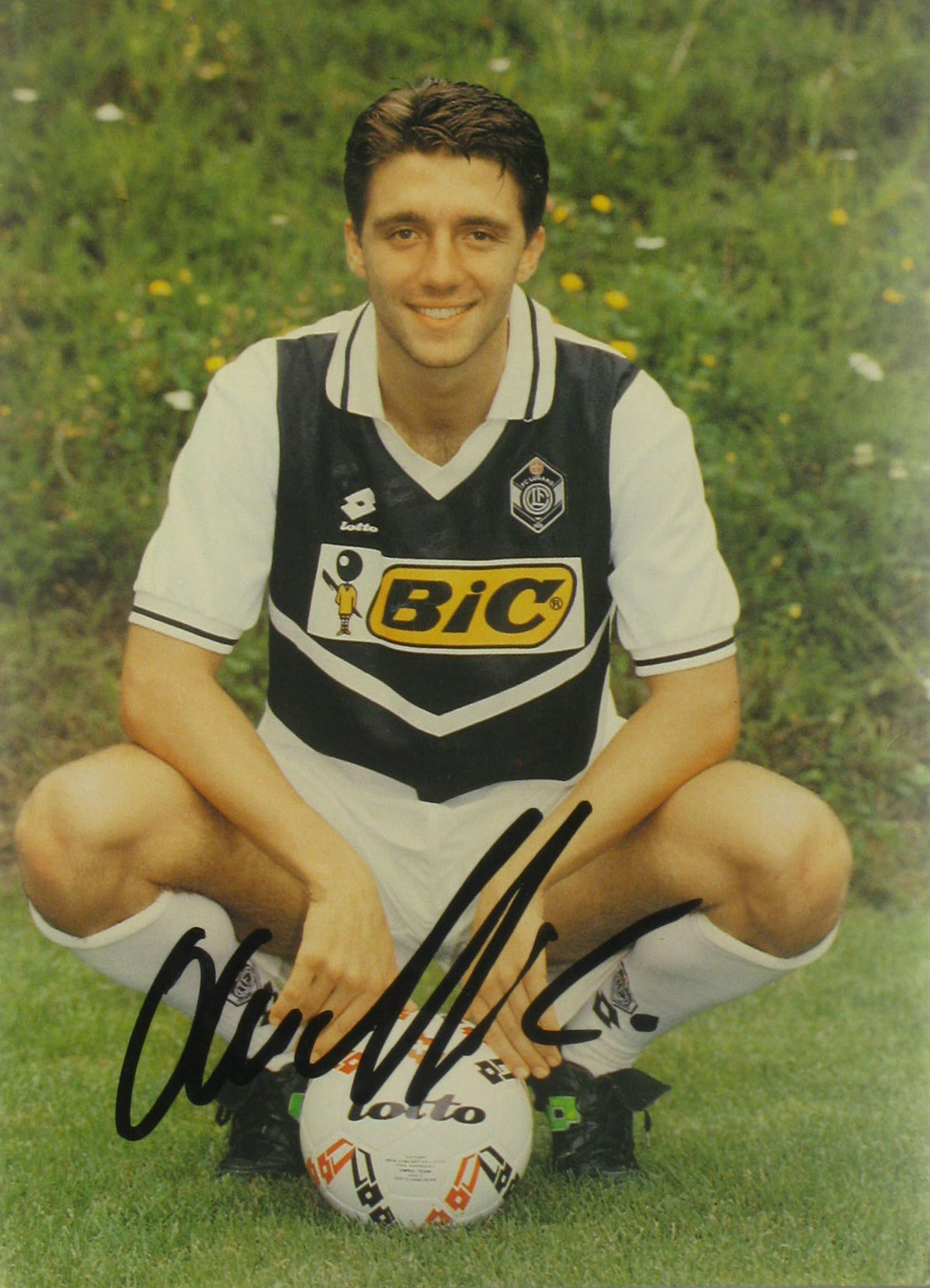 AK Christian Andreoli (FC Lugano),: Gut ca. 15 x 11 cm, Sondereinband ...