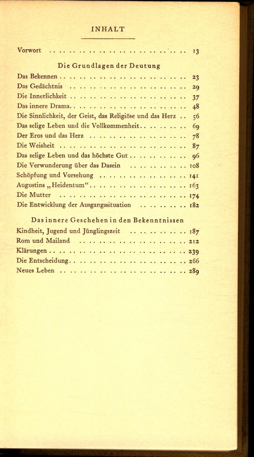 Die Bekehrung des heiligen Aurelius Augustinus : Der innere Vorgang in ...