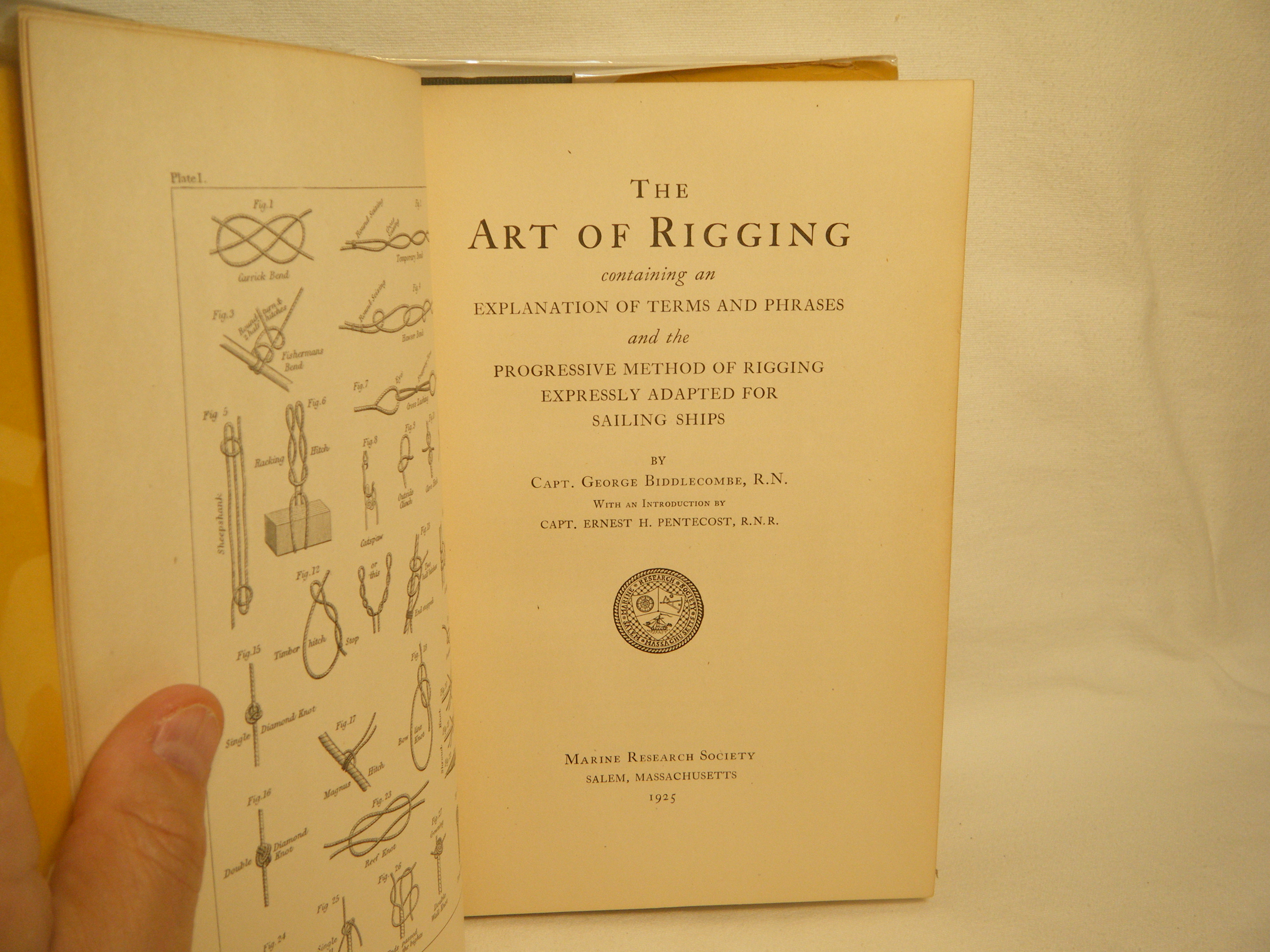 The Art of Rigging by Biddlecombe, Capt. George: Very Good Hardcover ...