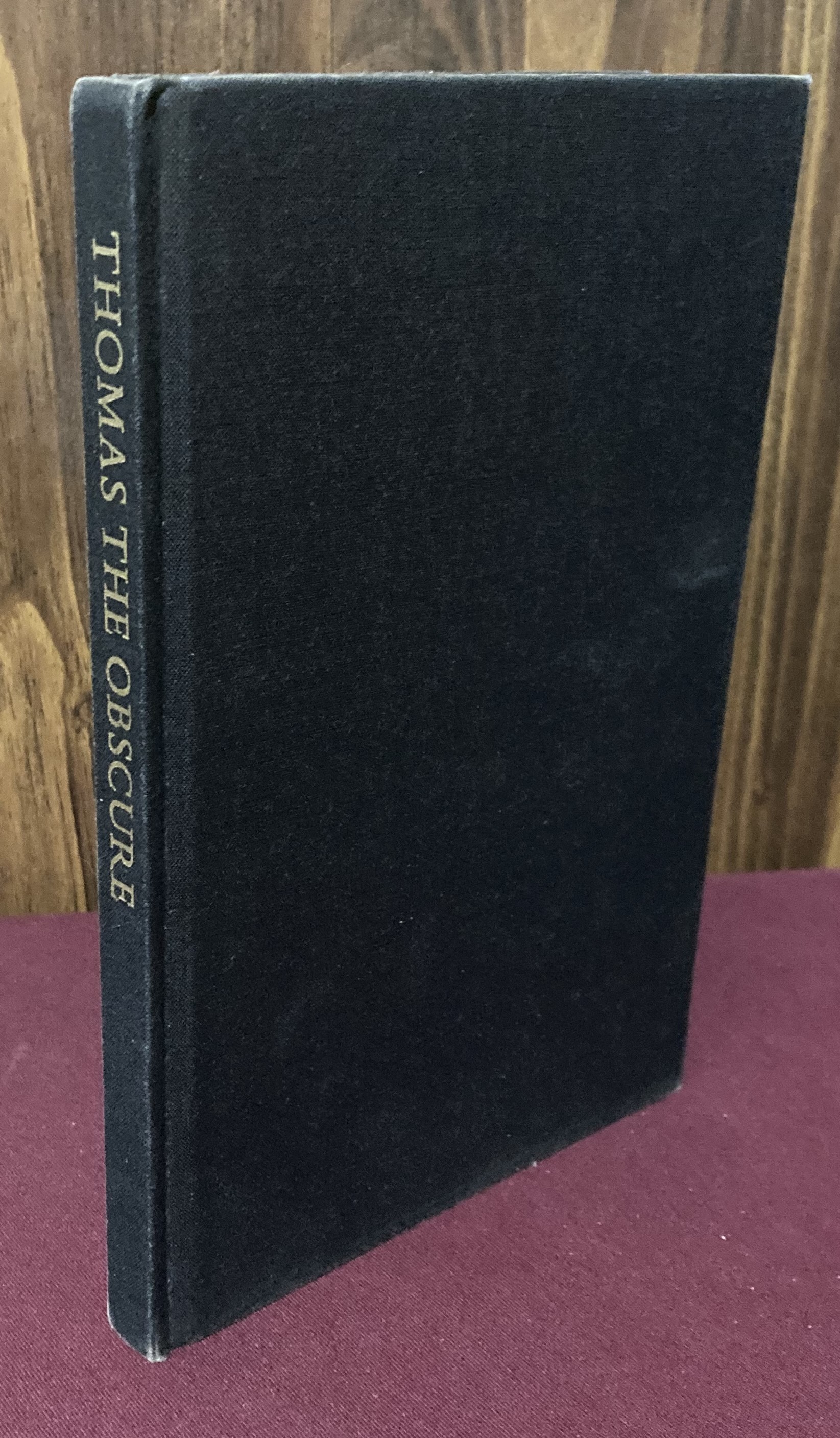 Thomas the Obscure by Maurice Blanchot: Fine Hardcover (1973) 1st ...