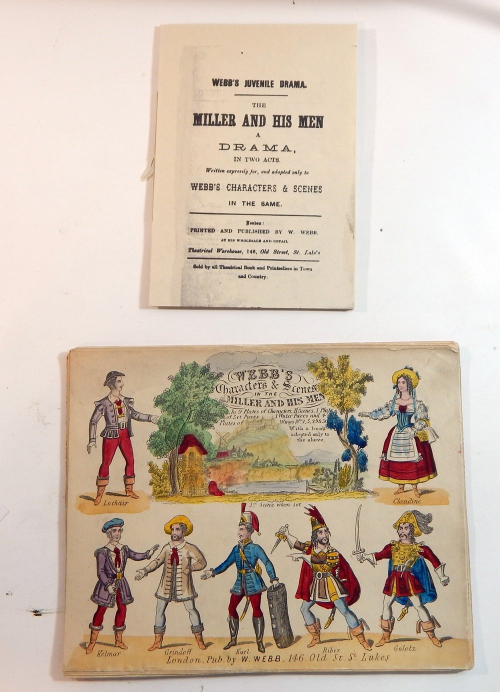 Webb's Characters and Scenes in the Miller and his Men by (Toy Theatre ...
