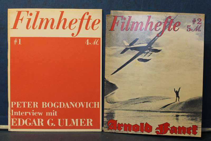 Filmhefte Sommer 1975 Nummer 1 und Sommer 1976 Nummer 2 2 Ausgaben von ...