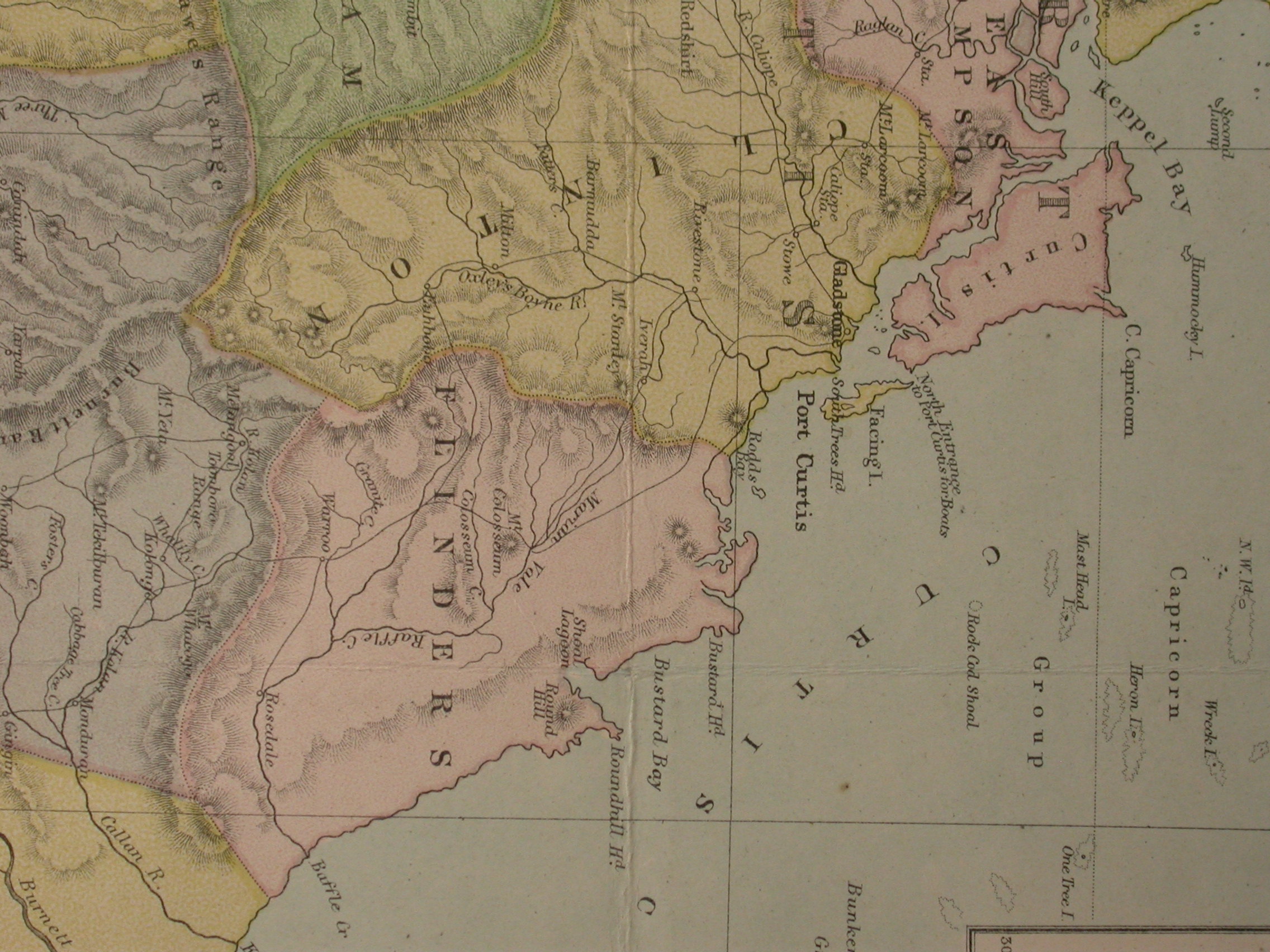 Queensland map. by Bartholomew, J.: Good Hardcover (1864) | Peter Moore ...