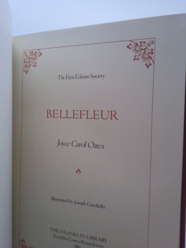 Bellefleur by Joyce Carol Oates: Good Hardcover First Edition ...