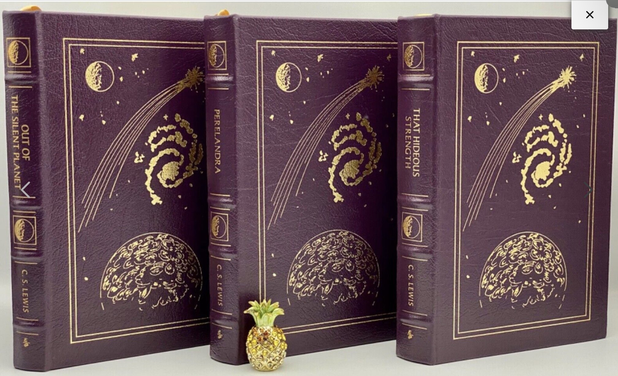 SPACE TRILOGY CS Lewis Easton Press PERLANDRA OUT OF THE SILENT PLANET ...