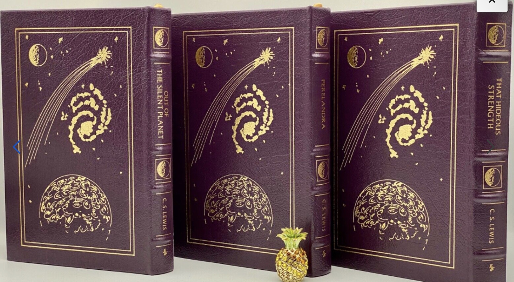 SPACE TRILOGY CS Lewis Easton Press PERLANDRA OUT OF THE SILENT PLANET ...