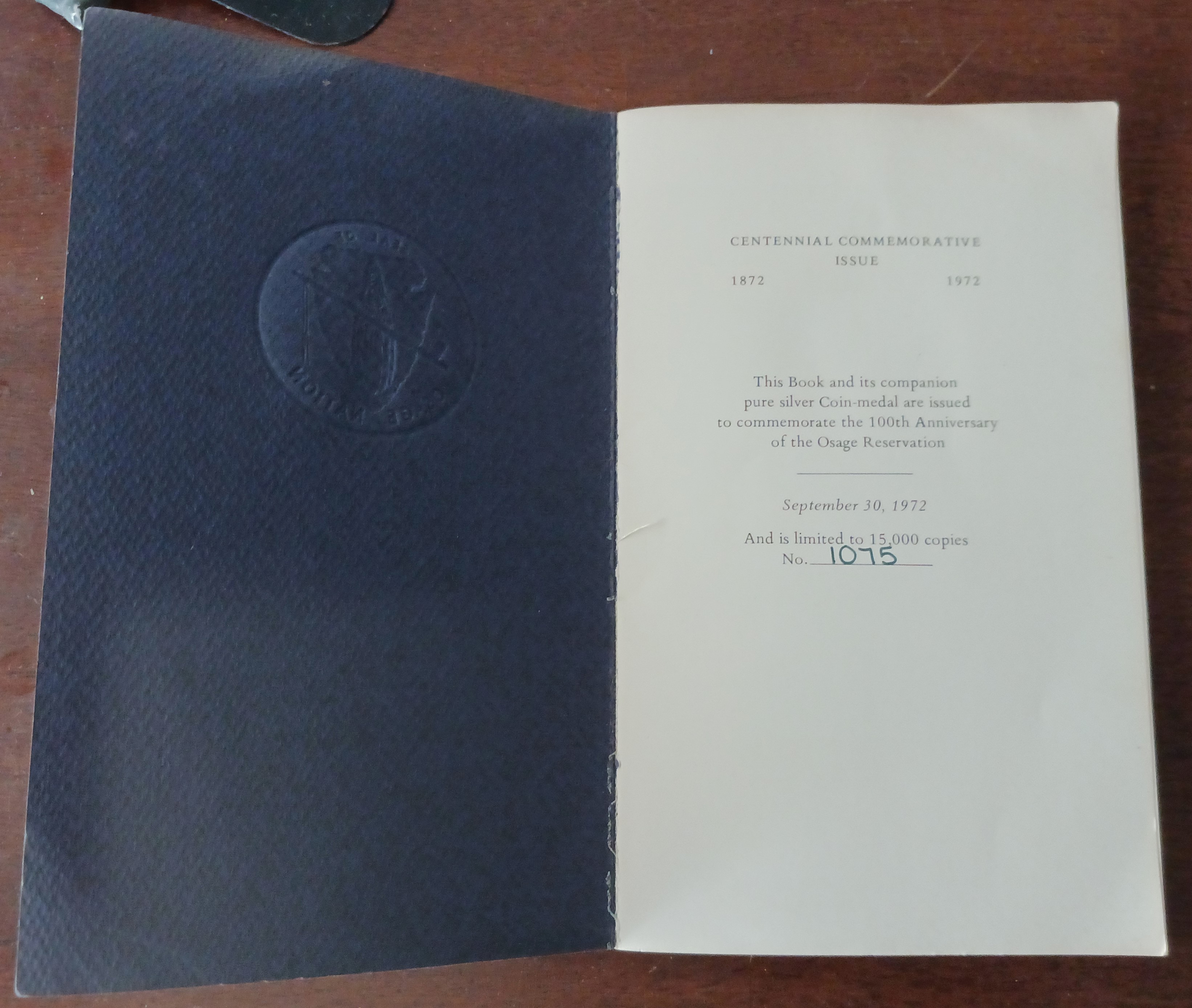 The Osage People (Centennial Commemorative Issue, 1872-1972) de Baird ...