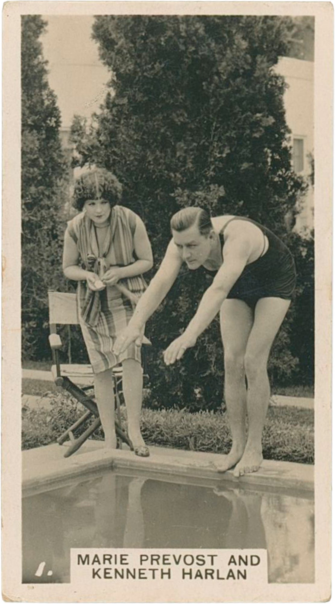 Original British American Tobacco Company "Cinema Stars" card, number 1 ...