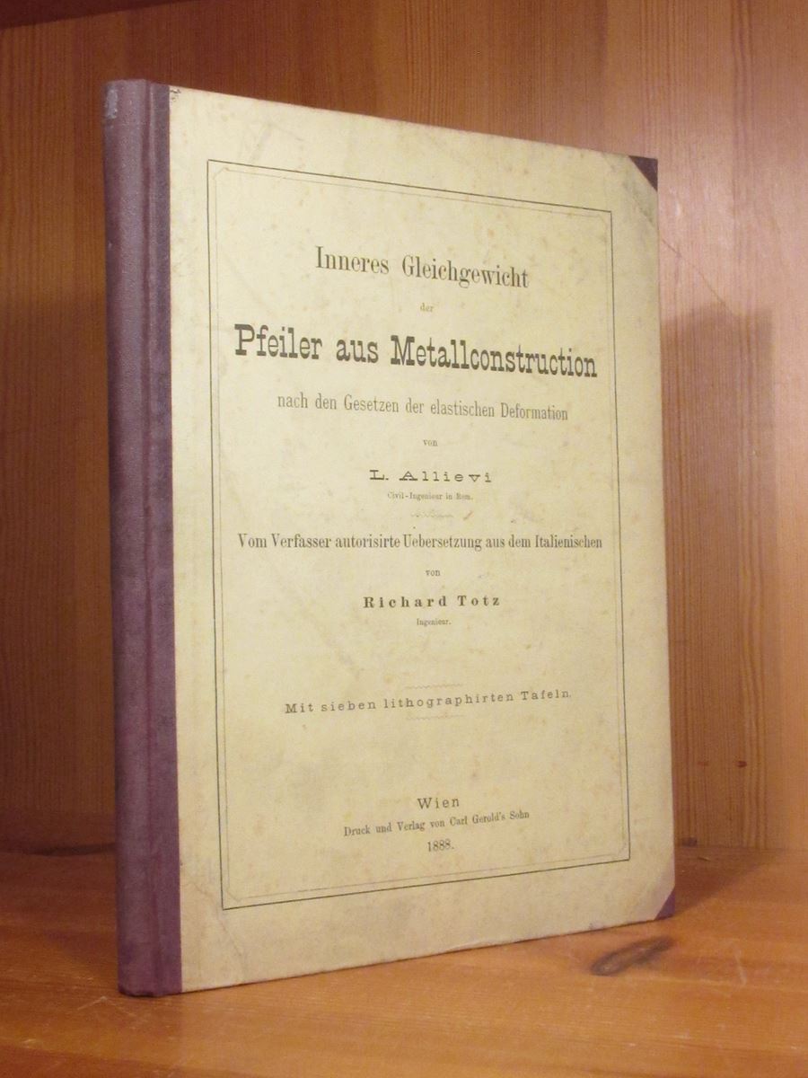 Inneres Gleichgewicht der Pfeiler aus Metallconstruction nach den ...