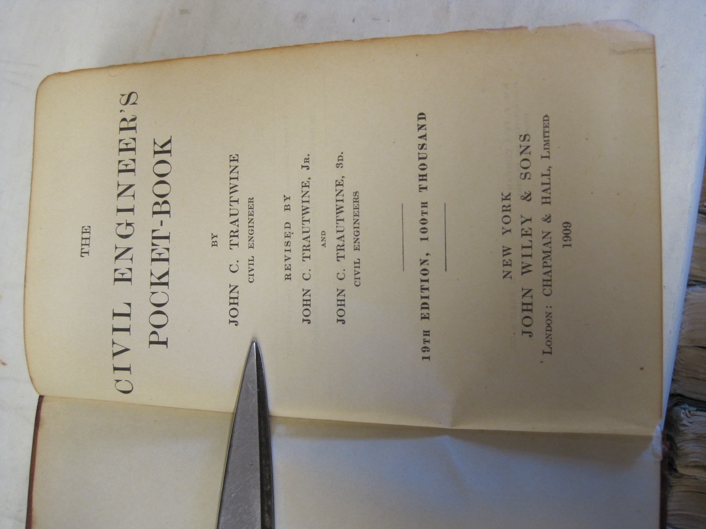 The civil engineer's pocket-book, 19th edition, 100th thousand by John ...
