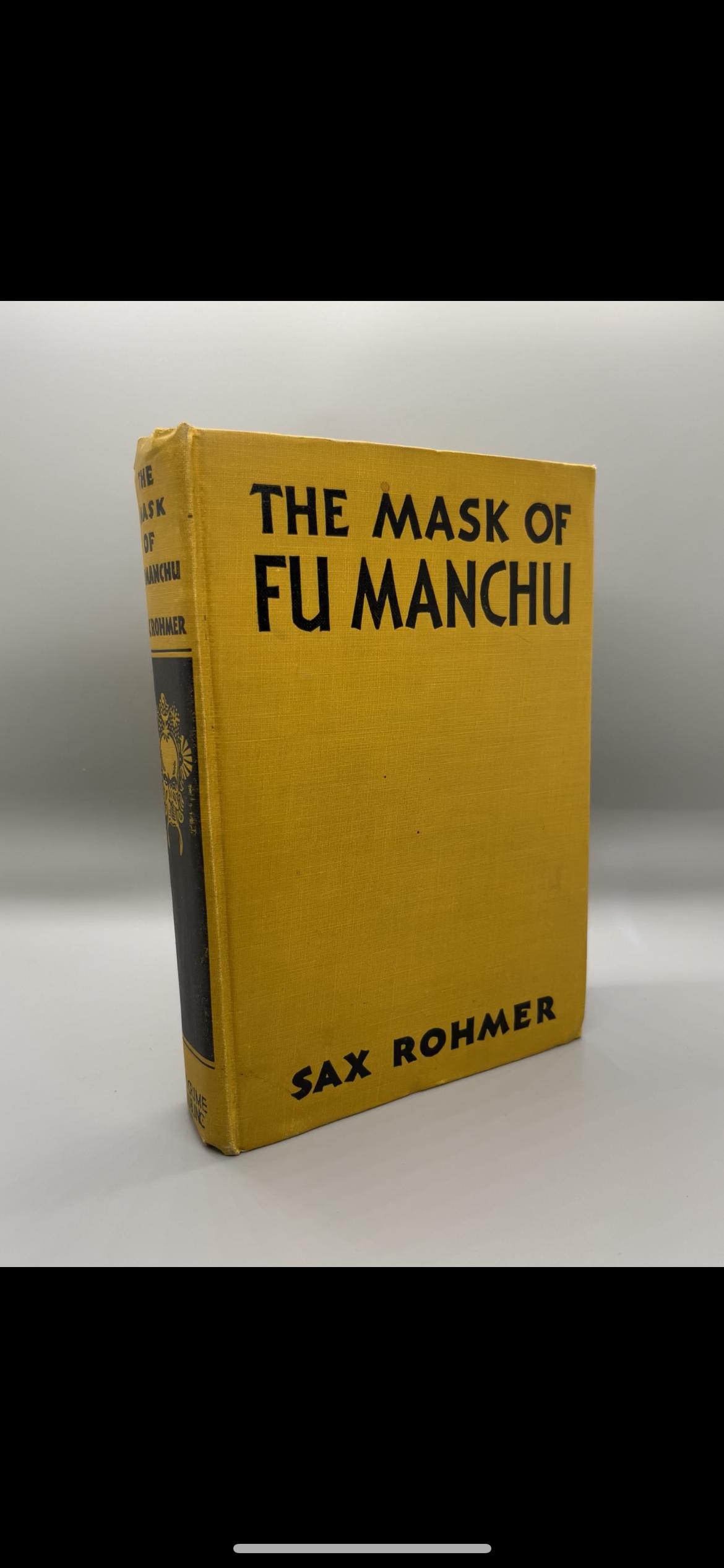 The Mask of Fu Manchu by Sax Rohmer: Very Good Hardcover (1932) 1st ...