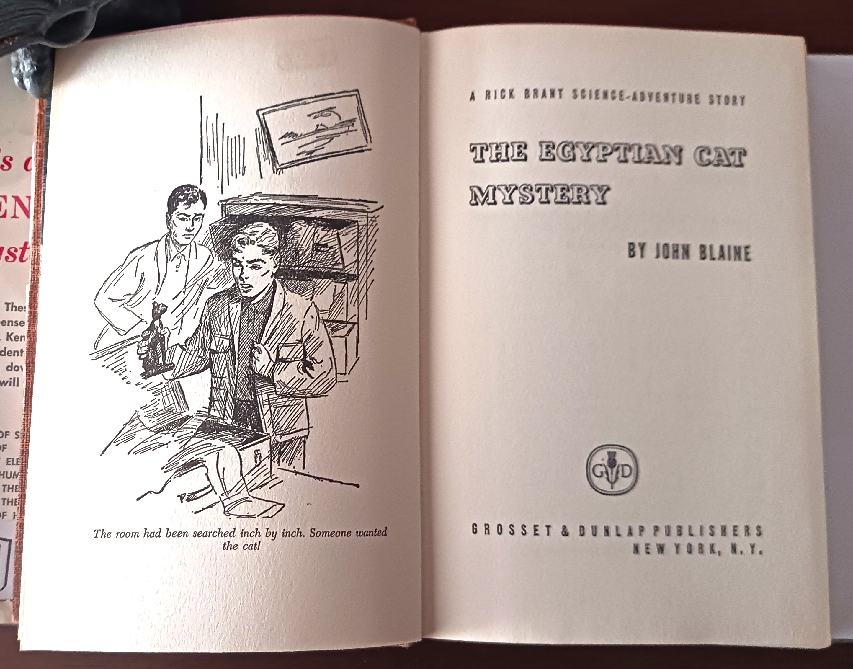 The Egyptian Cat Mystery (A Rick Brant Science-Adventure Story) by ...