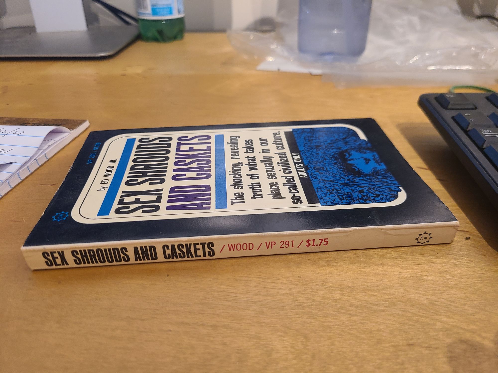 Sex Shrouds And Caskets By Ed Wood Jr Paperback 1968 Kayo Books