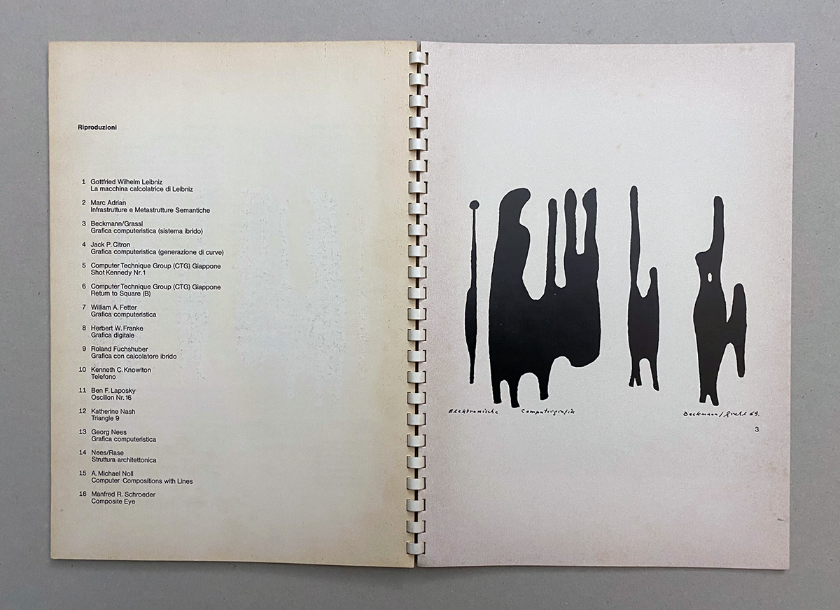 Computer e arte (Italian edition of the Impulse Computerkunst catalogue ...
