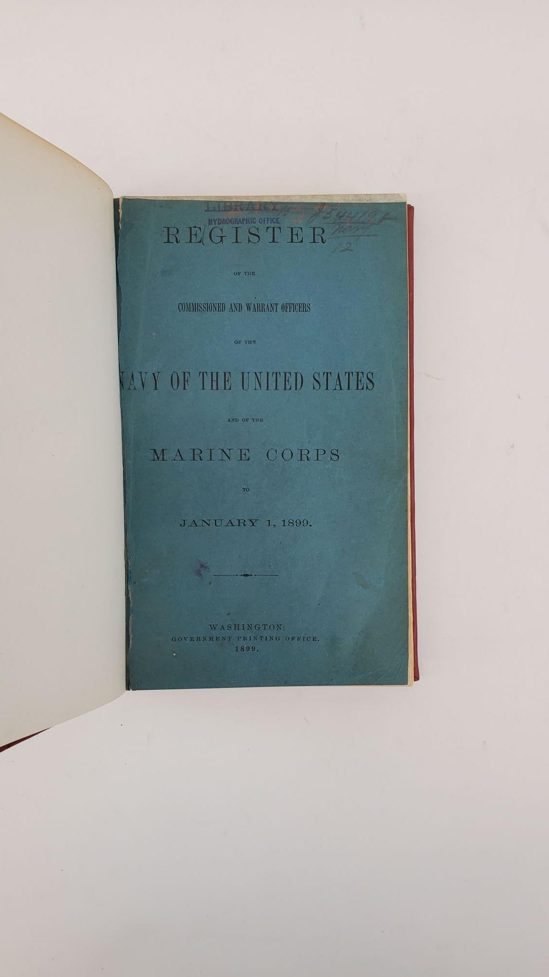 REGISTER OF THE COMMISSIONED AND WARRANT OFFICERS OF THE NAVY OF THE ...