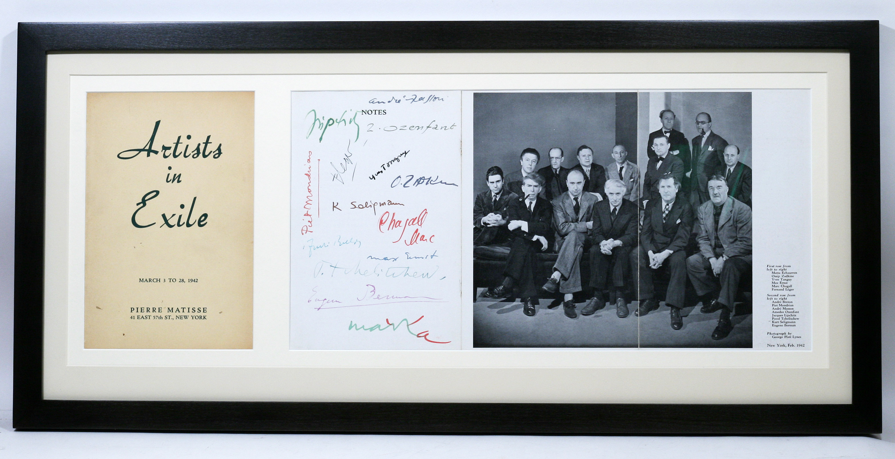 Artists in Exile by CHAGALL, MARC; MONDRIAN, PIET; ERNST, MAX; LÉGER ...