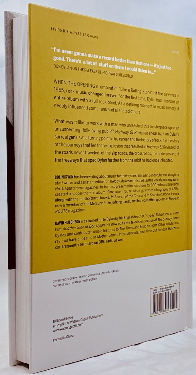 Legendary Sessions: Bob Dylan: Highway 61 Revisited by Colin Irwin ...