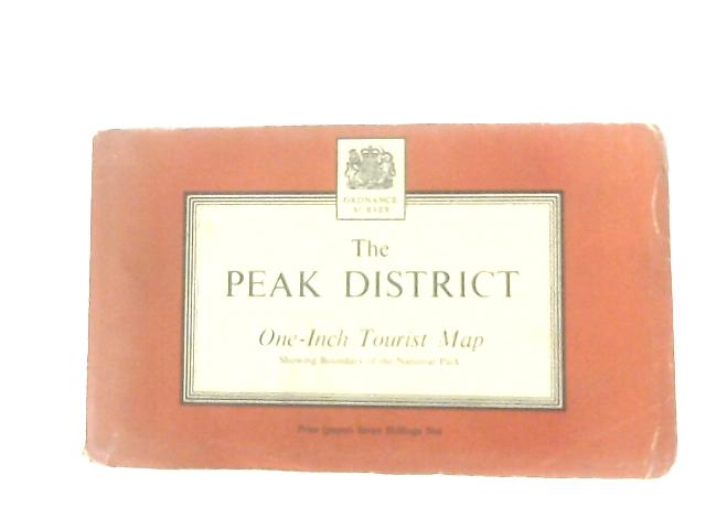 The Peak District One-Inch Tourist Map, showing boundary of the ...